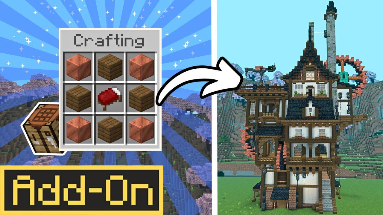 Craftable Bases Addon dành cho MCPE Siêu Đỉnh